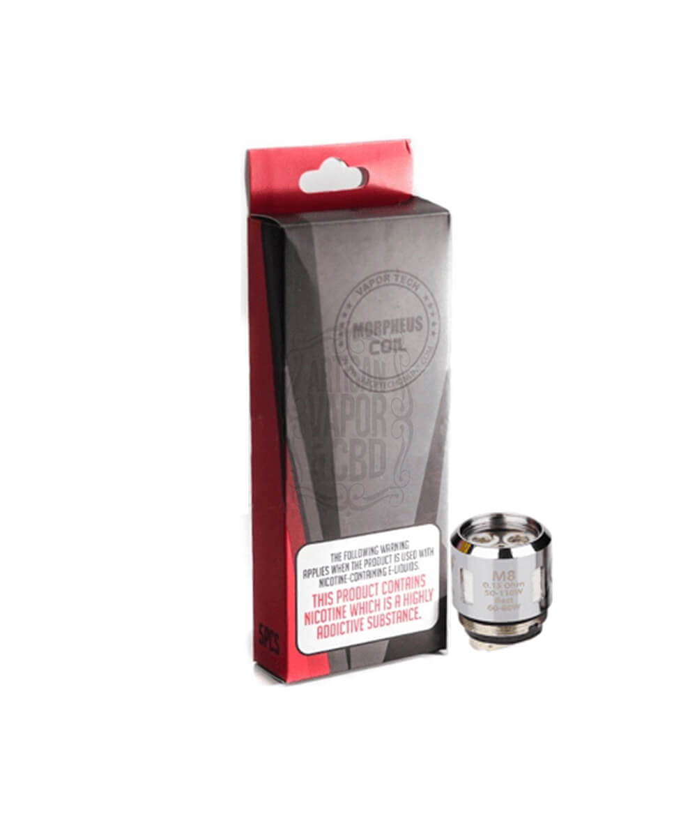 Vapor Tech Morpheus M8 Coil 0.15 ohm (5 Pack) - Artisan Vapor & CBD Blog